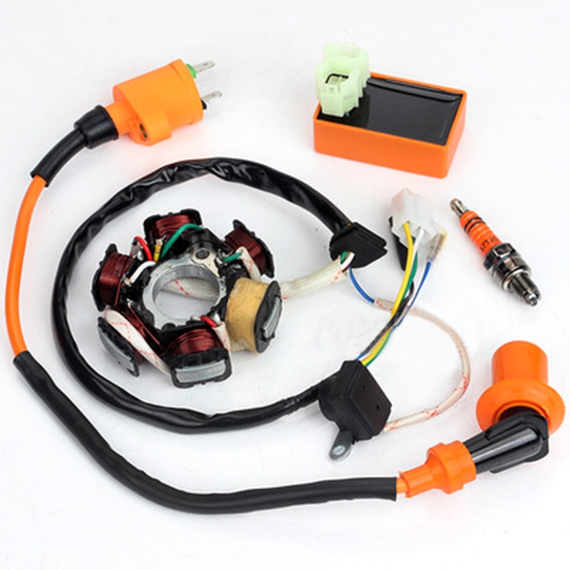Set Ignition Coil Kit For GY6 49CC 50CC ATV Moped ... – Grandado