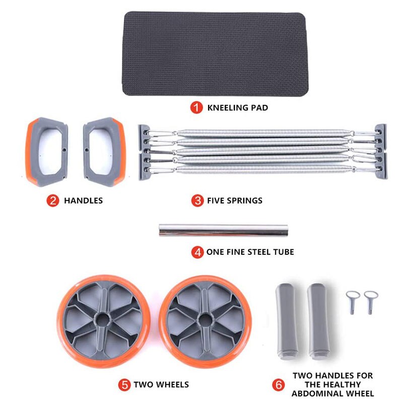 Fitness Abdominal Wheel Ab Roller Exercise Set Gym... – Grandado