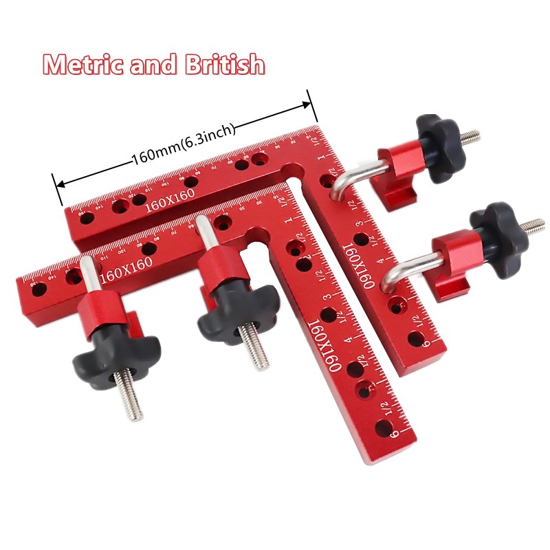 160Mm Houtbewerking Hoek Klemmen Haakse Heerser 90... – Vicedeal
