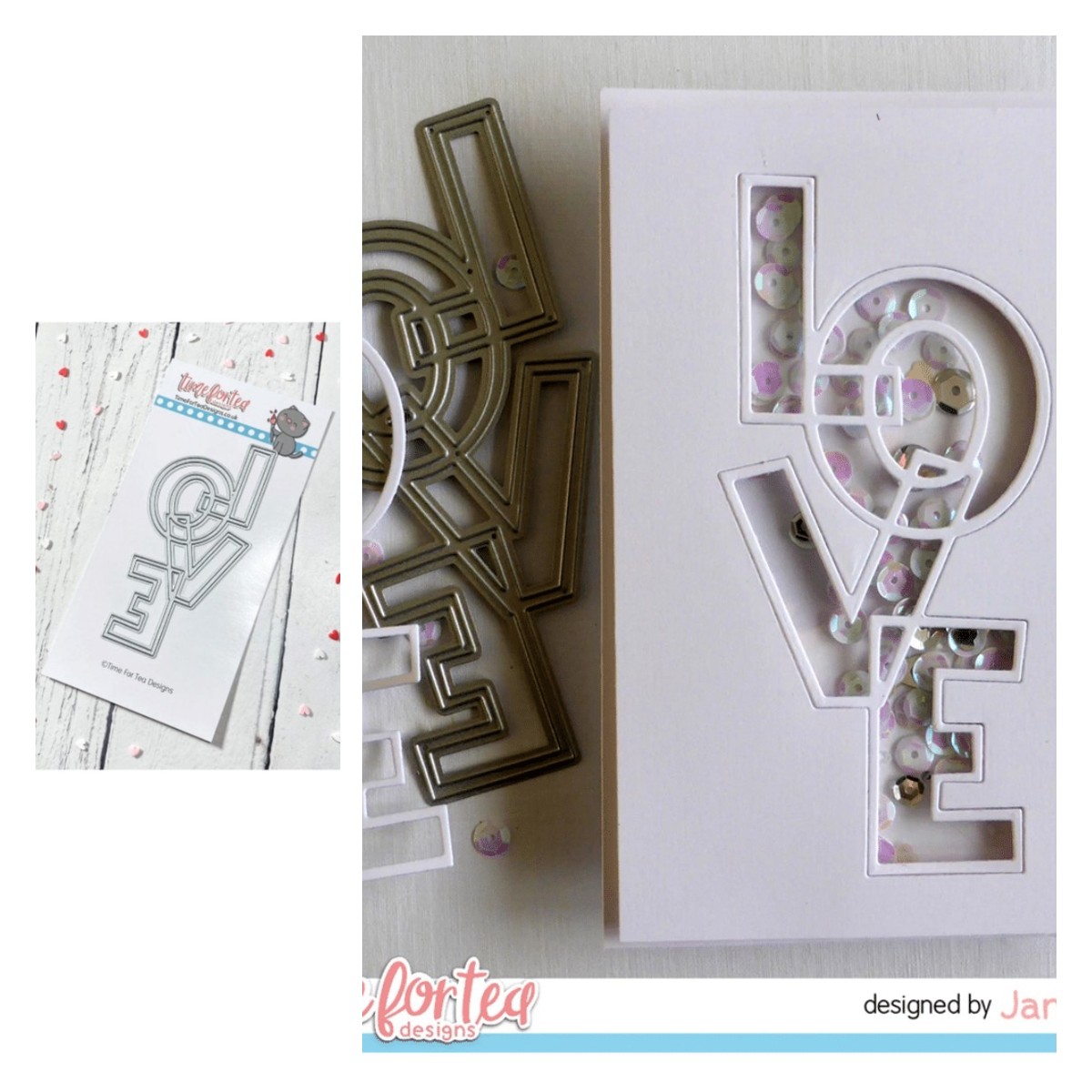 Love Intertwined Sentiment Metal Cutting Die Scrap... – Vicedeal