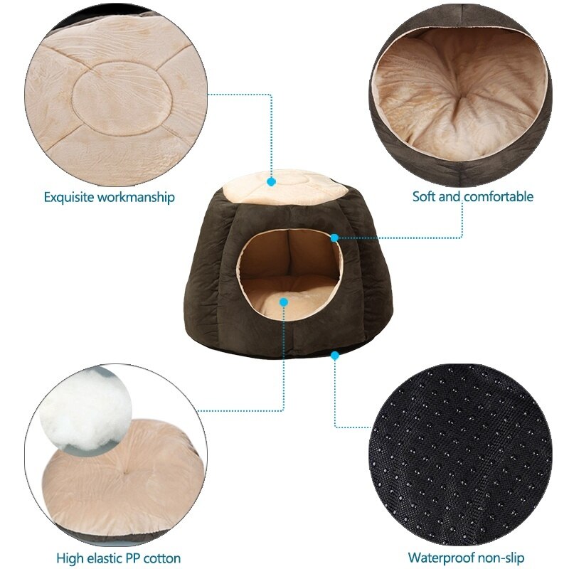 Winter Warm Kat Huis, Huisdier Huis, Kat Slaapzak ... – Vicedeal