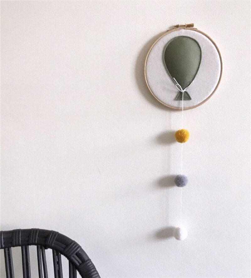 Nordic Style Felt Balloon Love Wall Hanging For Ch... – Grandado