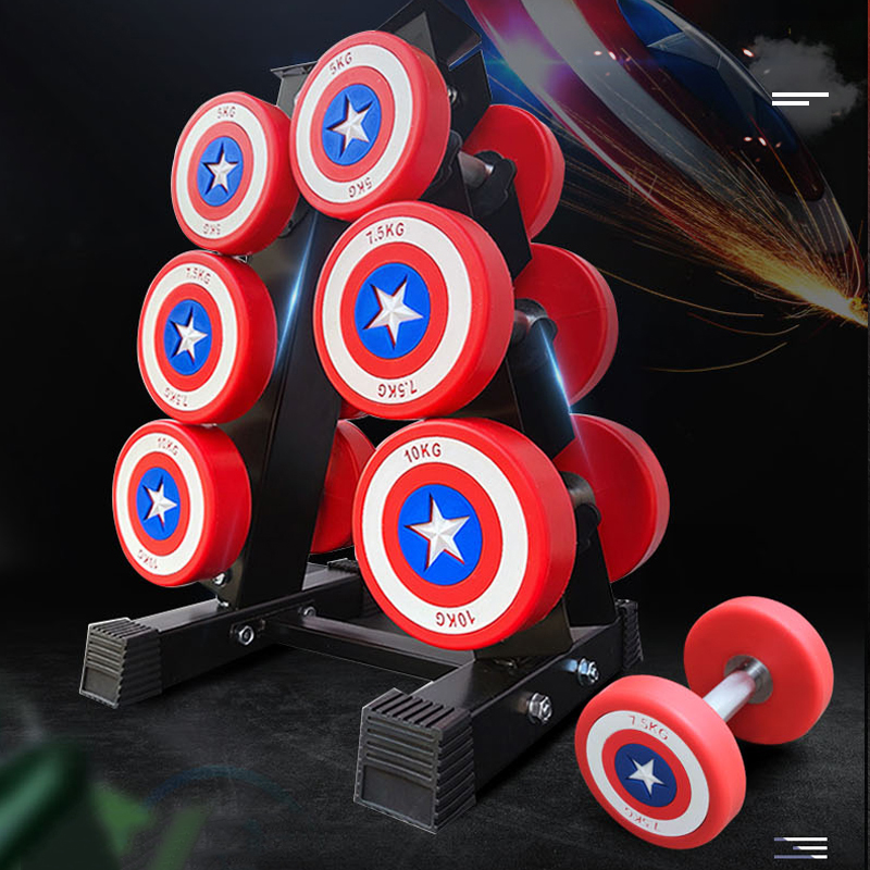 Dumbbell Commercial Personal Training PU Rubberize... – Grandado