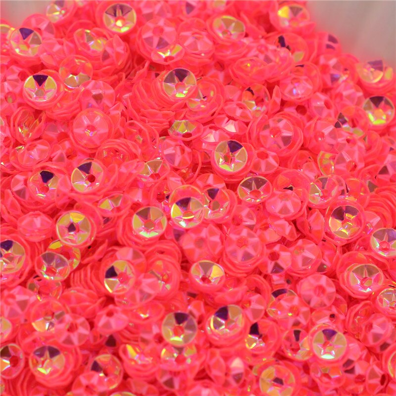 30g/4mm Brilliant Reddish Color Deep Cup Round Loo... – Grandado