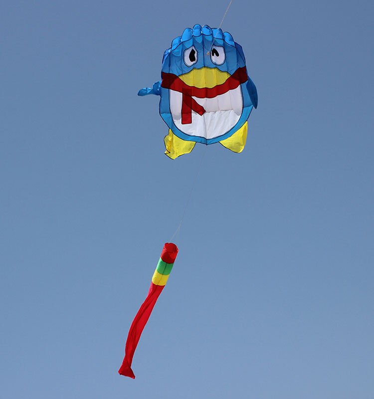 soft inflatable penguin kite for kids children aud... – Vicedeal