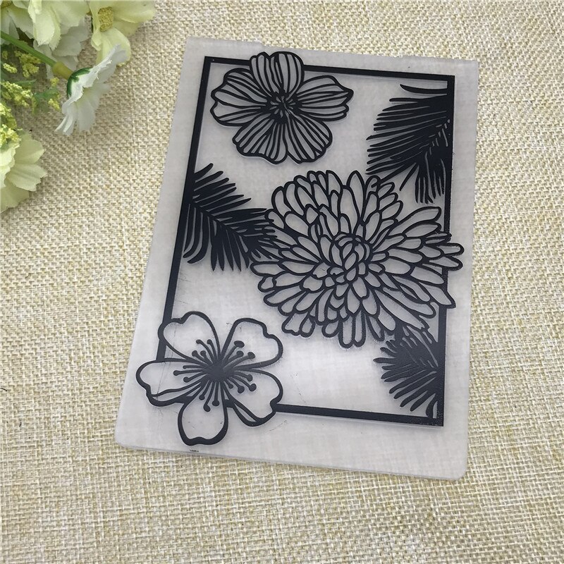 Spring flower DIY Plastic Embossing Folder For Scr... – Grandado