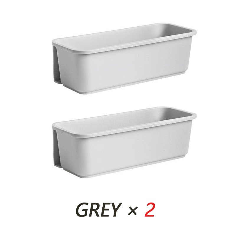 2 Stuks Wandmontage Keuken Opbergdoos Rack Plank K... – Vicedeal