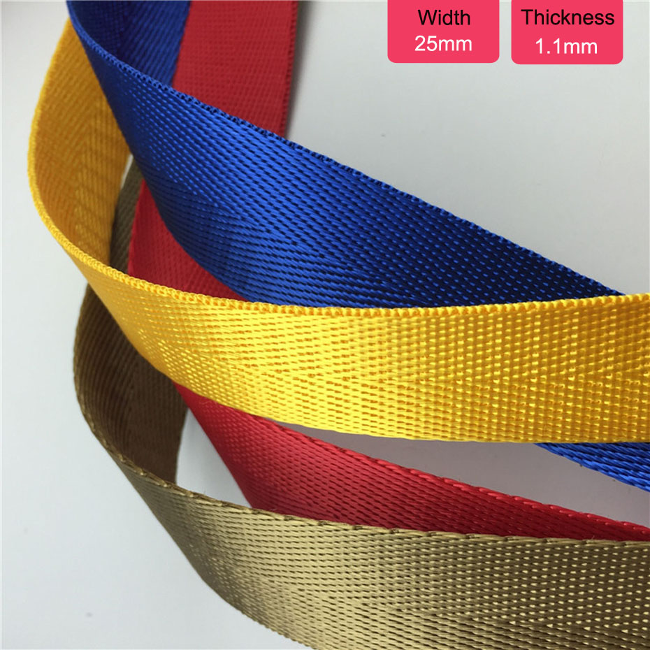 50 yards/rulle flerfärgad 25mm 1 " webbing pl... – Grandado