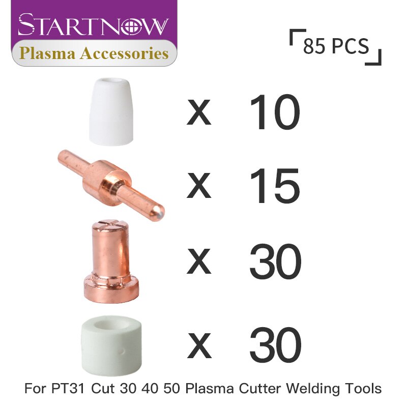Startnow 85Pcs PT-31 Plasma Verbruiksartikelen Kit... – Vicedeal