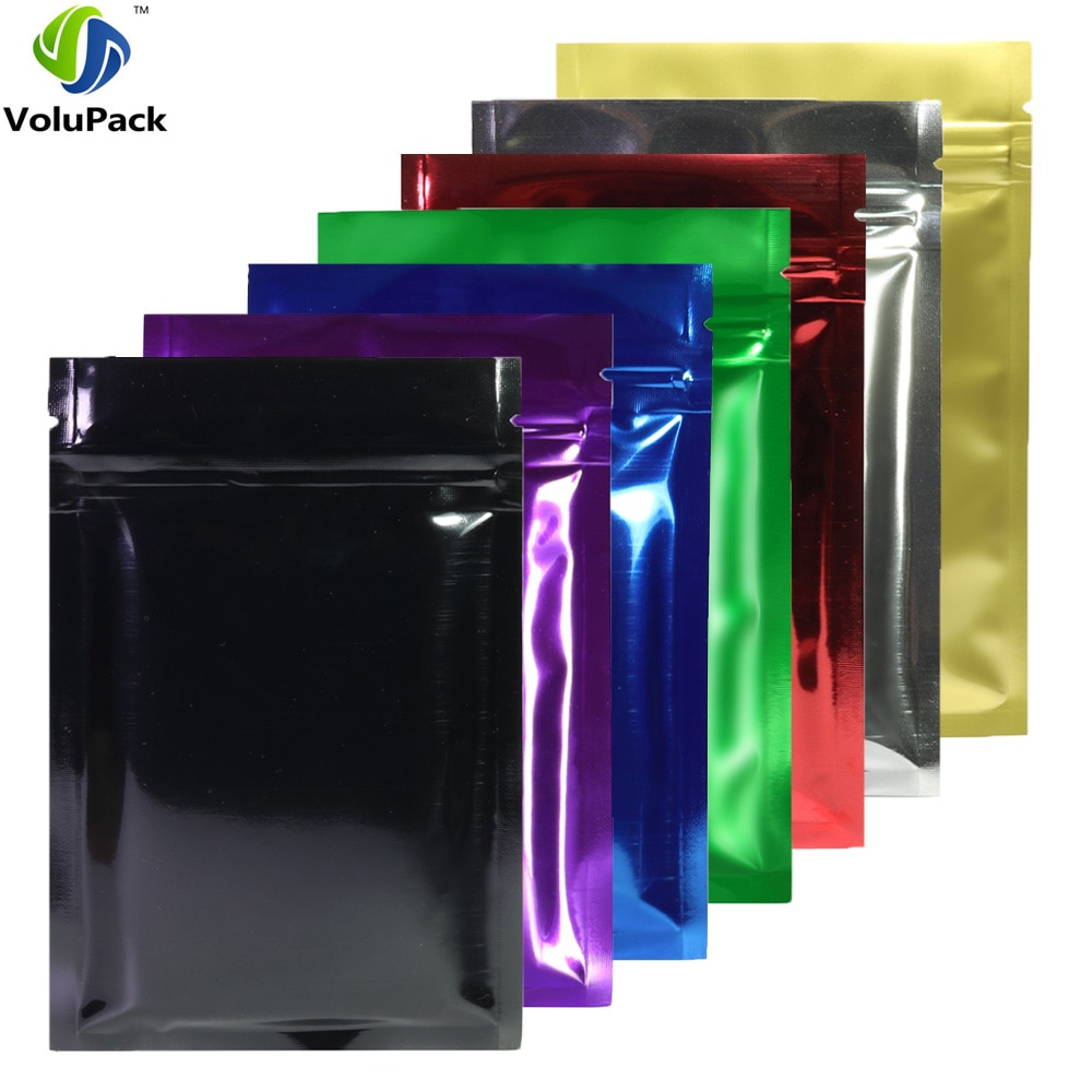 8.5x13cm (3.25x5in) 100pcs Glossy Blauw/Zilver/Gro... – Grandado