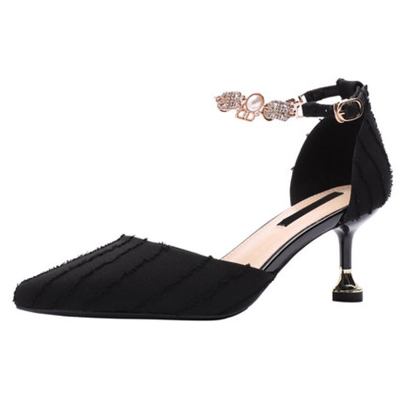 Salto alto moda feminina de alta qualidade bege fi... – Vicedeal