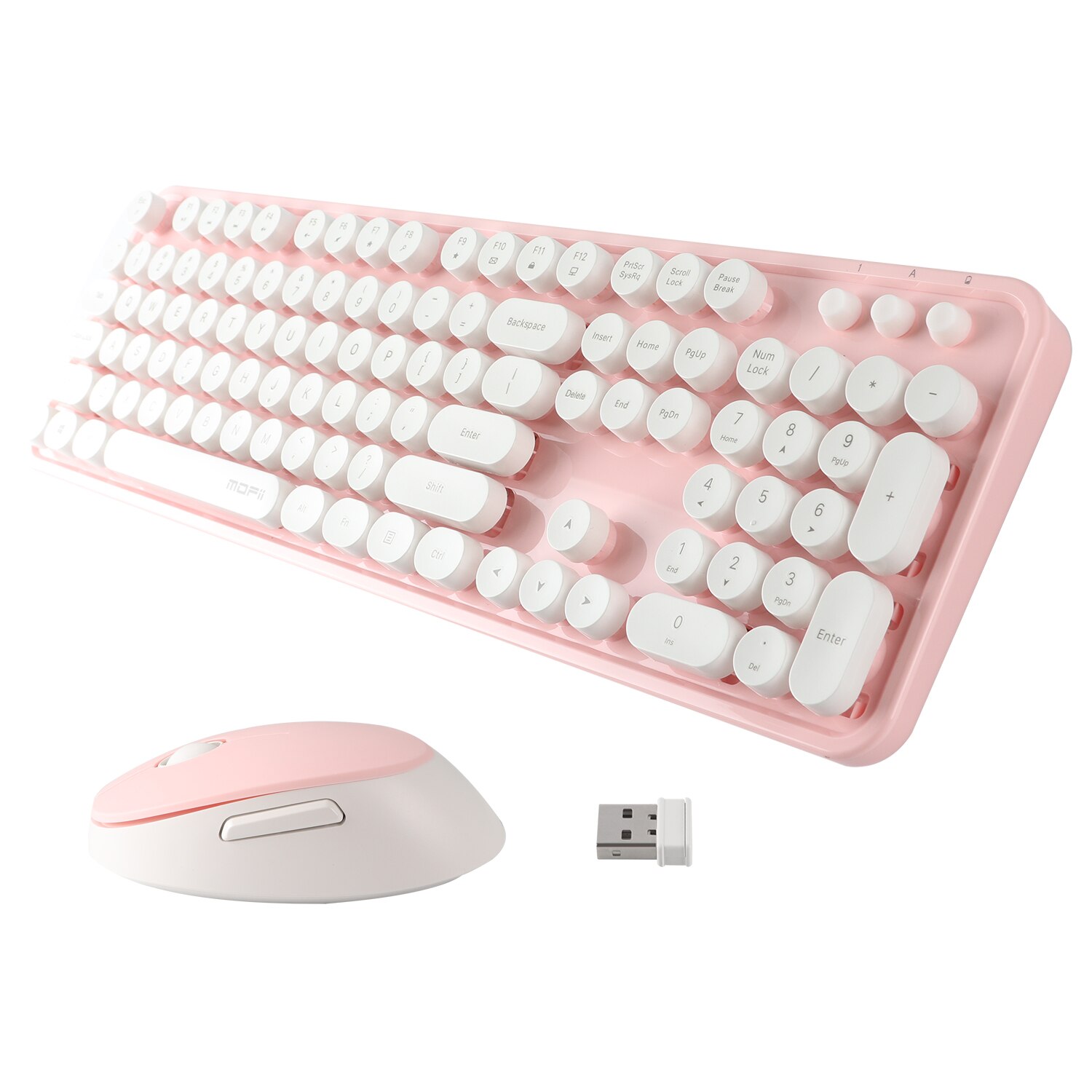 Wireless Keyboard And Mouse Combo 104 Keycaps Set ... – Grandado