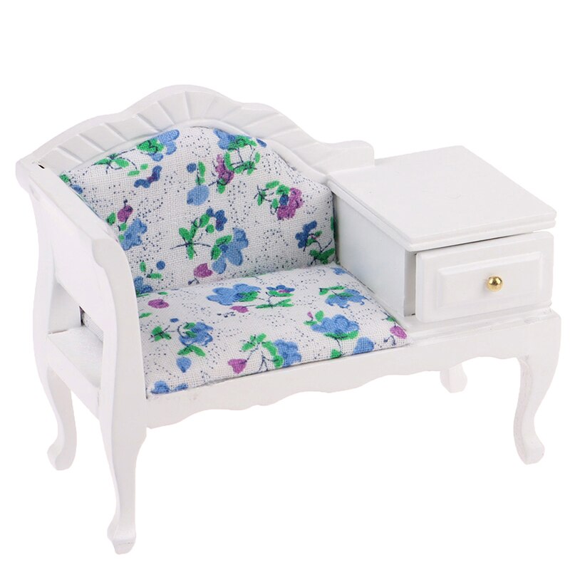 Mini Dollhouse Furniture Model With Coffee Sofa Wi... – Grandado