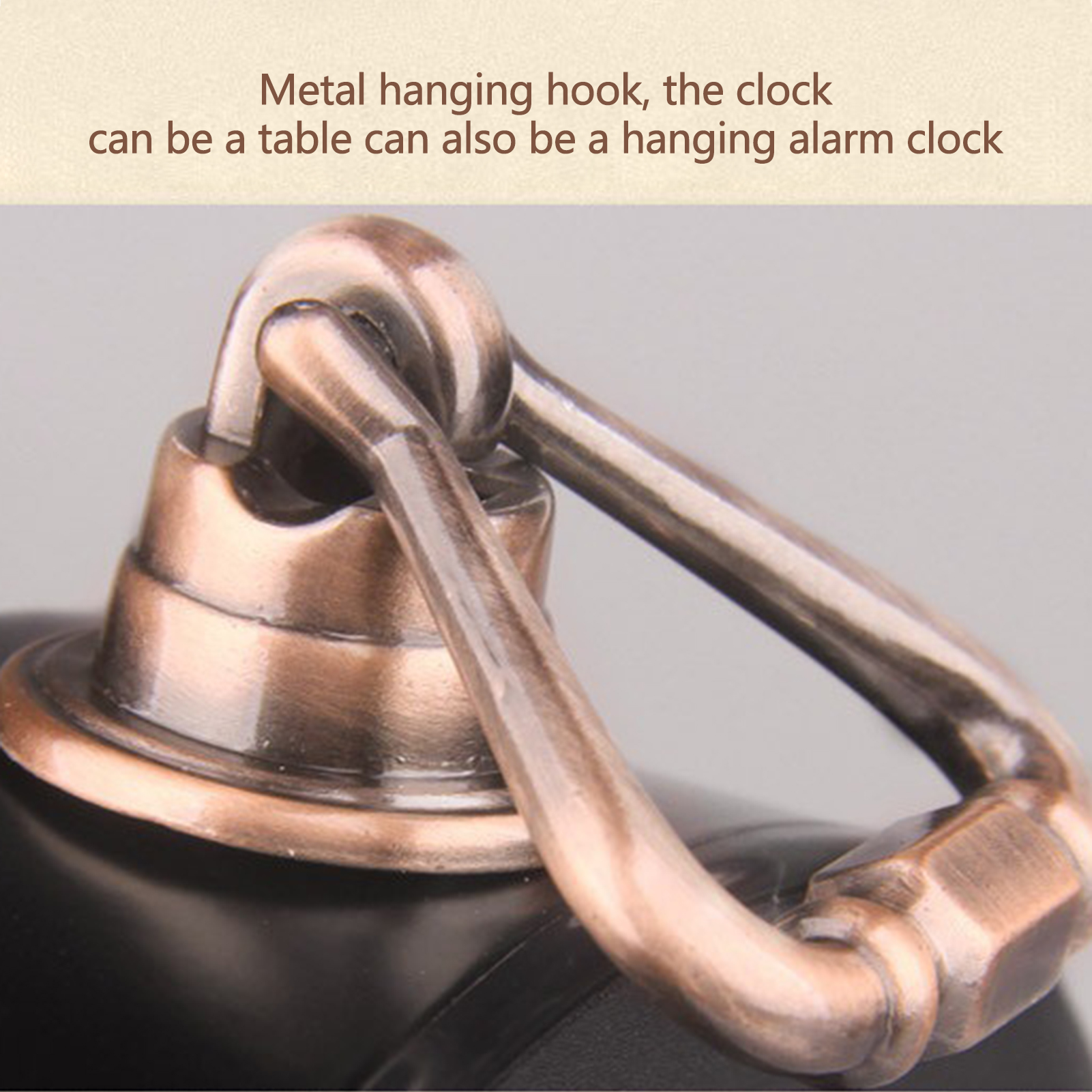 Vintage Alarm Clock European Retro Metal Alarm Clo... – Vicedeal