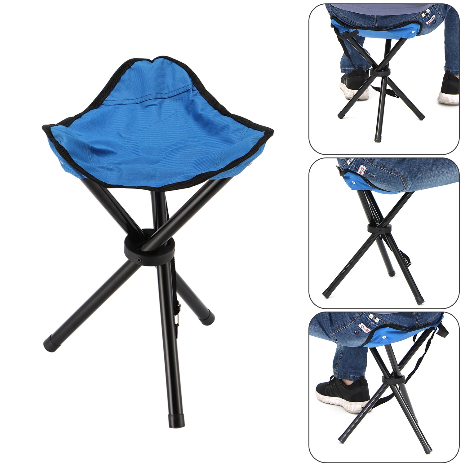 Portable Camping Folding Chair Foldable Durable Ou... – Vicedeal