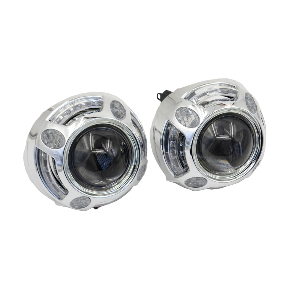 2 pcs led angel eyes with shrouds 3.0 inch hid Pro... – Vicedeal