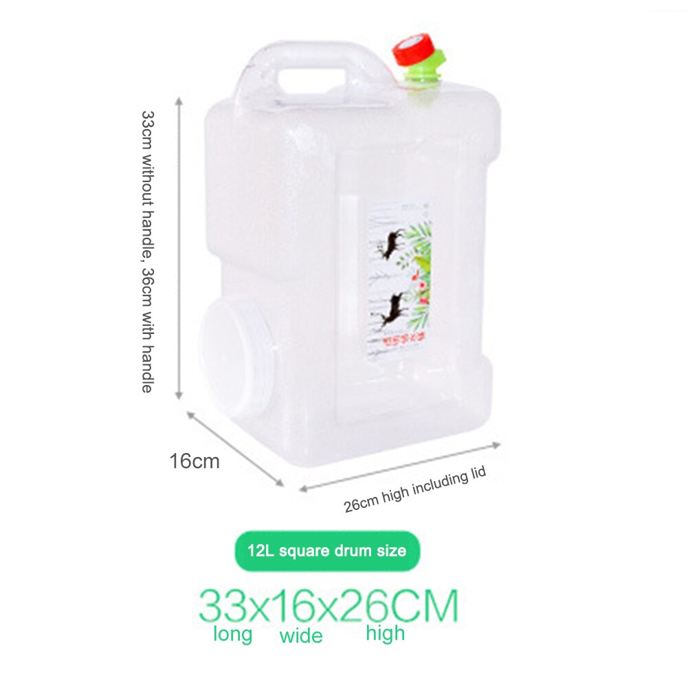 5L/12L Food Grade Outdoor Transparante Water Emmer... – Grandado