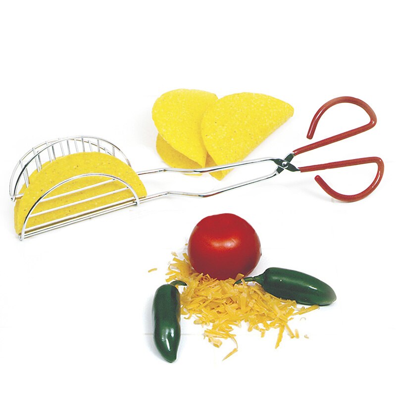 Taco Shell Maker Press Tortilla Fryer Tongs Plated... – Grandado