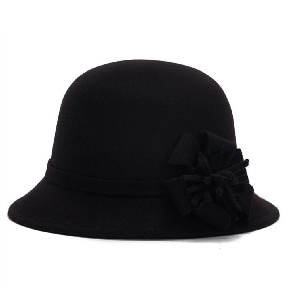 Women Retro Flower Bowler Hat Solid Color Cap for ... – Grandado