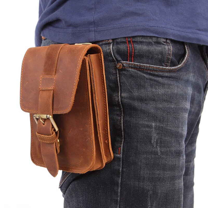 MISFITS Leather Men's Pocket Travel Small Pocket B... – Vicedeal