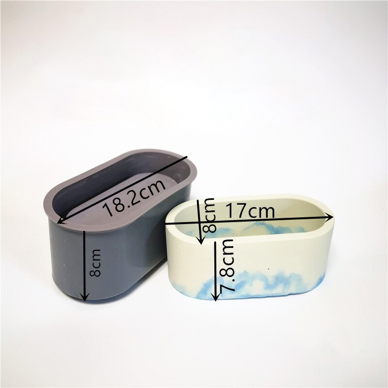 Concrete Planter Molds Silicone Molds for Concrete... – Grandado