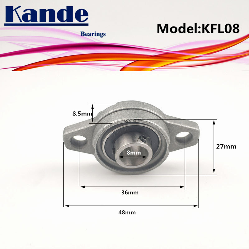 1pc KFL08 8mm Zinklegering Gemonteerde Block Cast ... – Grandado