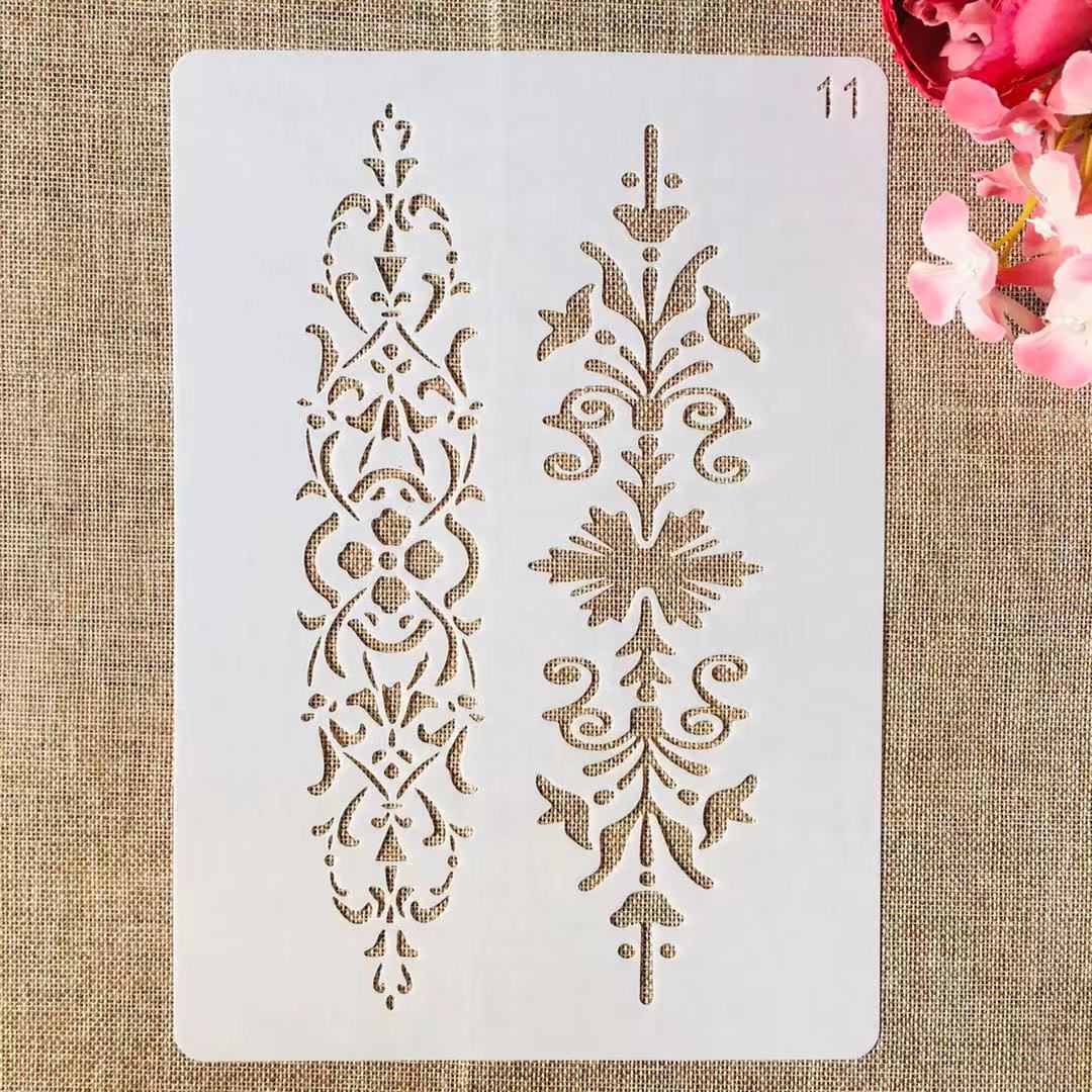 1Pcs A4 29cm Flower Border Edge Line DIY Layering ... – Vicedeal