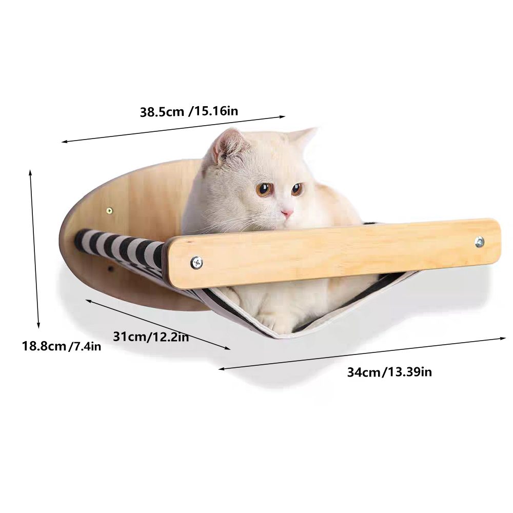 Cat Wall Rack Cat Climbing Frame Furniture Bridge ... – Grandado
