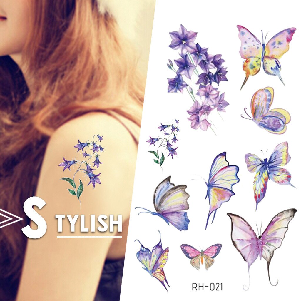 Trendy Tattoo Stickers Colorful Waterproof Tempora... – Vicedeal