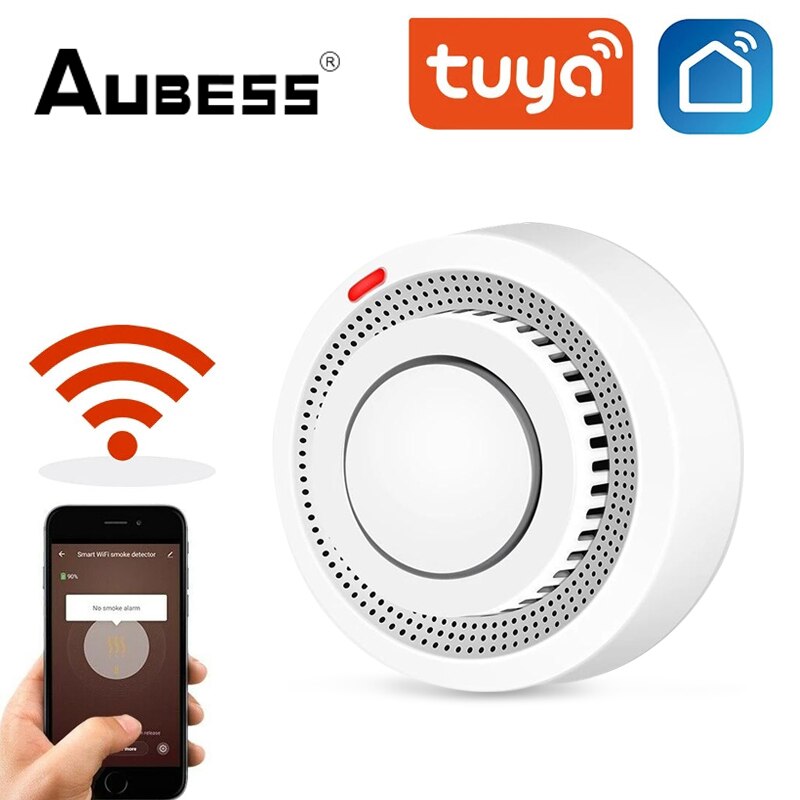 Tuya Zigbee/WiFi Smart Smoke Detector Sensor 80DB ... – Vicedeal