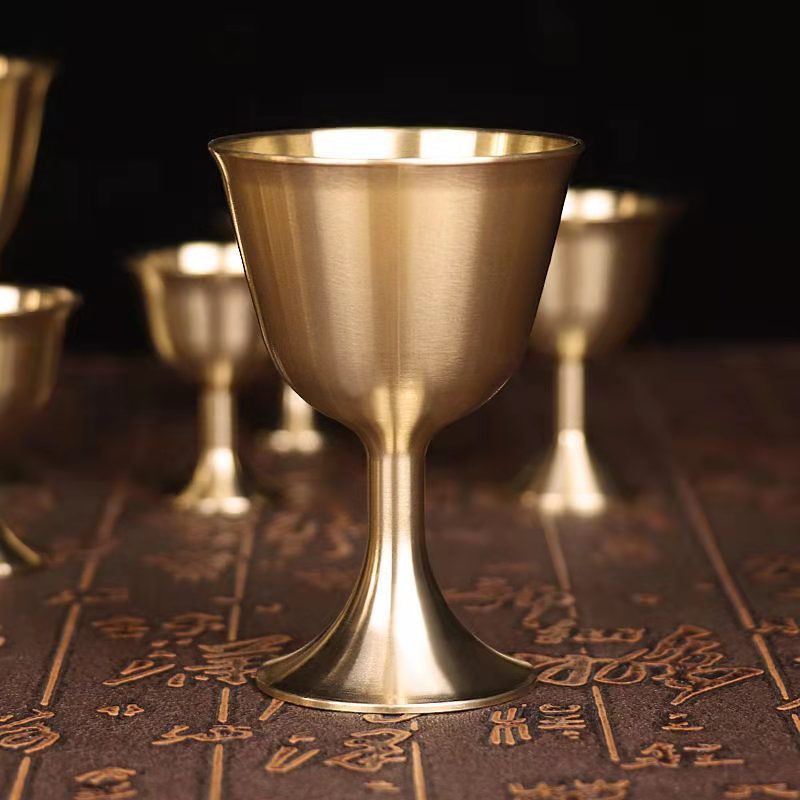 1/2pcs Metal Lamp Cups Beverage Gold For Bar Famil... – Grandado