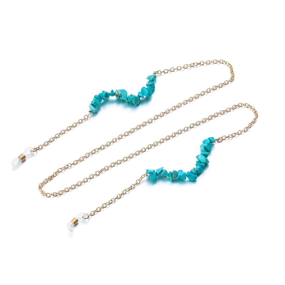 1PCs Unisex Turquoise Eyeglass Chain Sunglass Neck... – Grandado