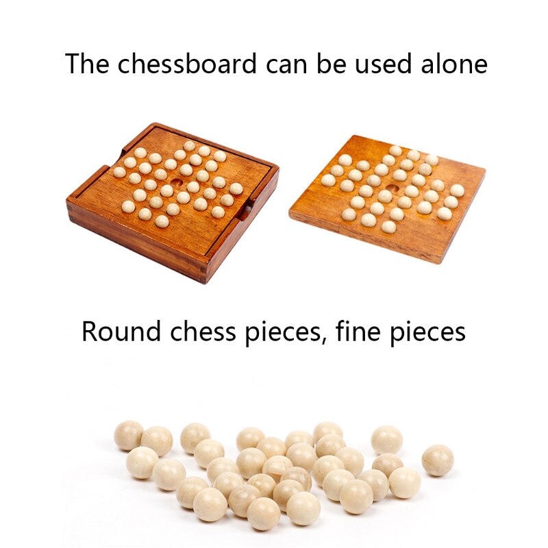 Europe Board Game Single Chess Peg Solitaire Diamo... – Grandado