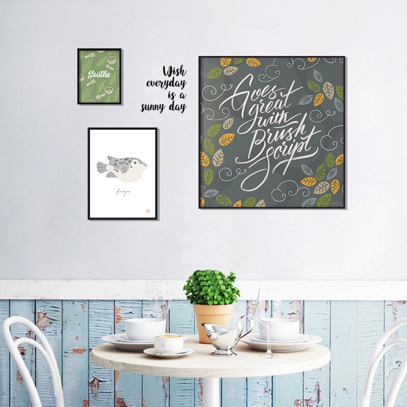 3D Green Painting Wall Stickers Personality Bedroo... – Vicedeal