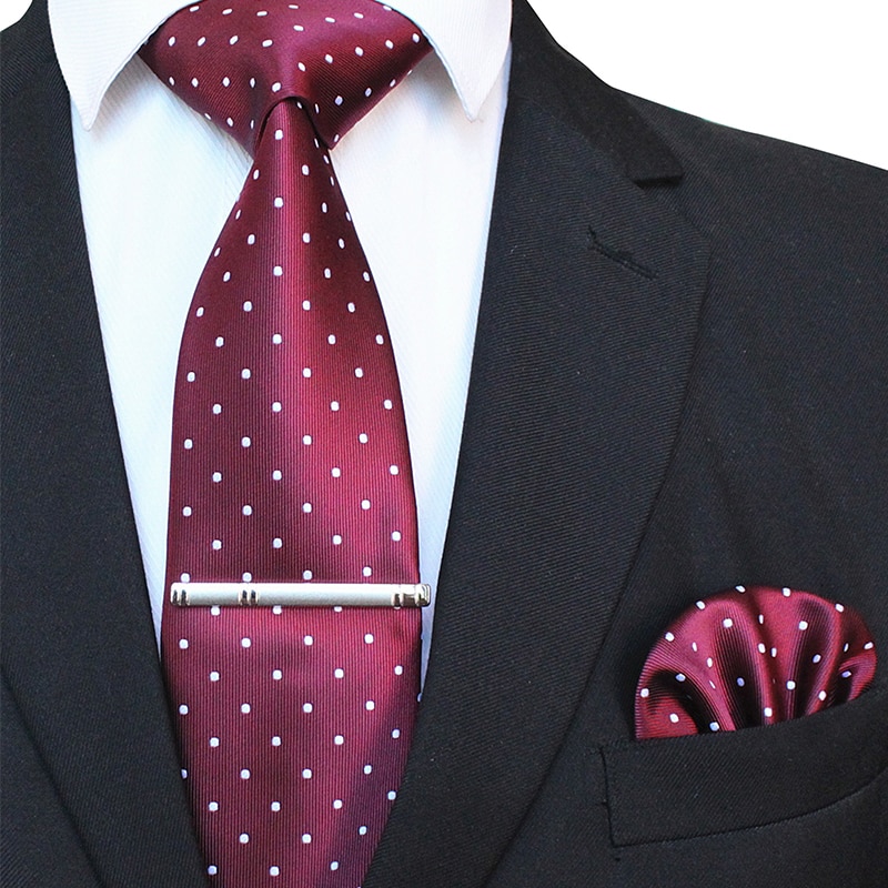 JEMYGINS Original 8cm Gravata Classic Men's Tie Po... – Vicedeal