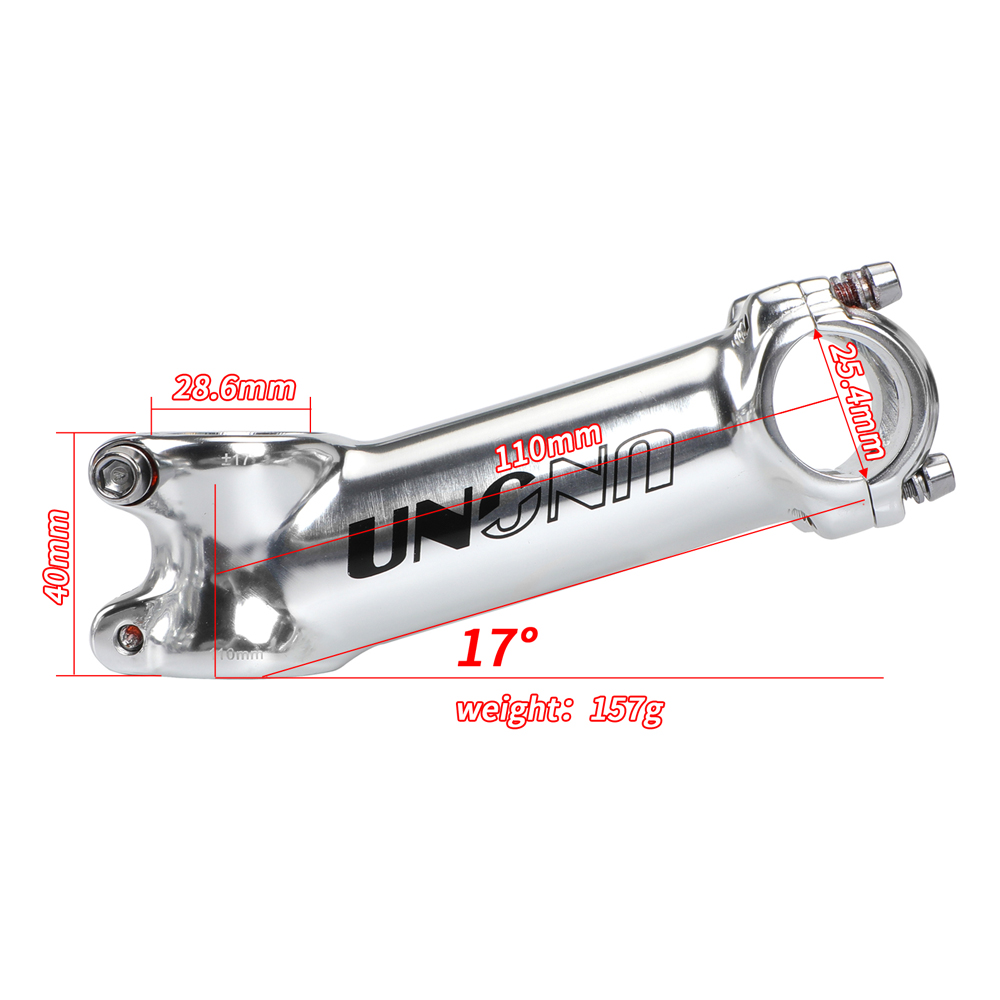 Uno Zilveren Mtb Power 17 Graden Fiets Stuurpen 25... – Grandado