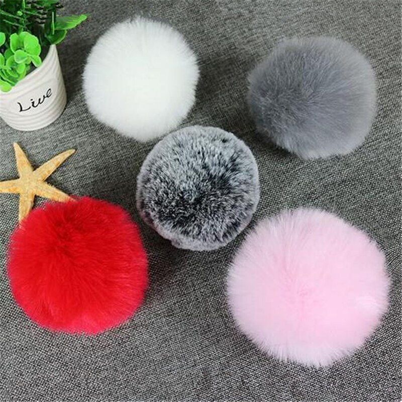 10 stuks mix kleur 8cm Grote pompom Fluffy Pluche ... – Vicedeal