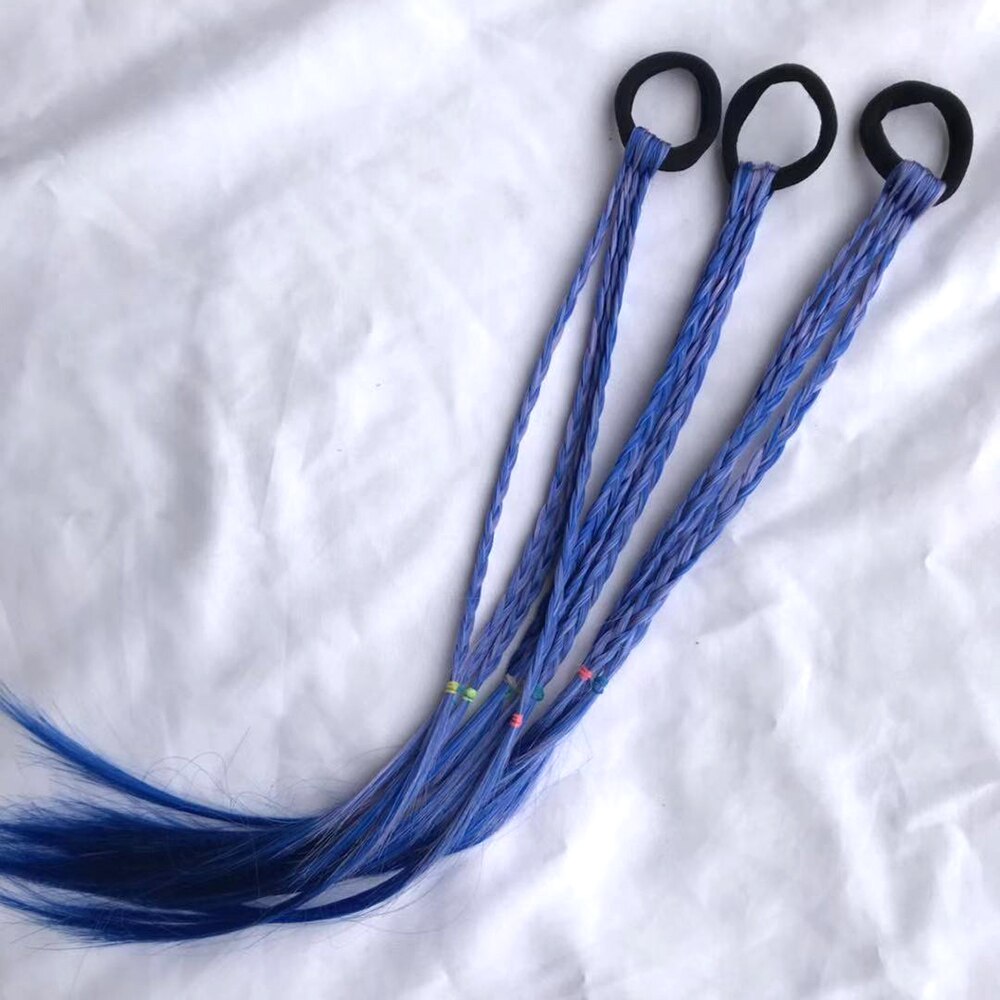Simple Color Gradient Elastic Hair Band Rubber Ban... – Vicedeal