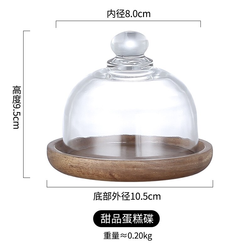 Afternoon Tea Acacia Hout Mini Dessertbord Cup Met... – Grandado