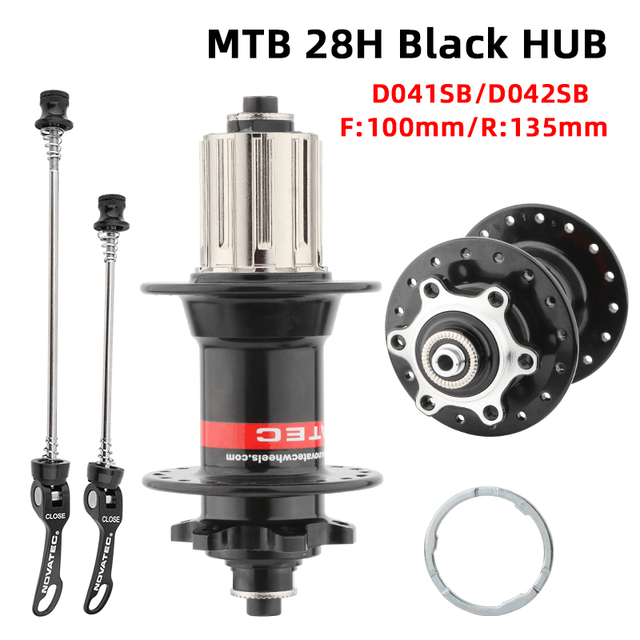 NOVATEC Bicycle MTB Hub 28H 32/36 Holes D041SB D04... – Grandado