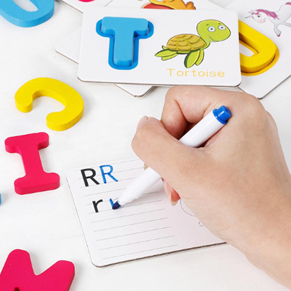 Kids Alphabet 26 Letter Learning Cards Set 26 Engl... – Grandado