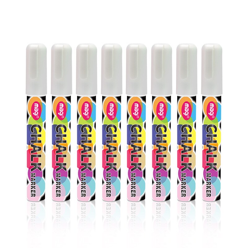 8/10/12/24/36/46pcs Color White Black Liquid Chalk... – Grandado