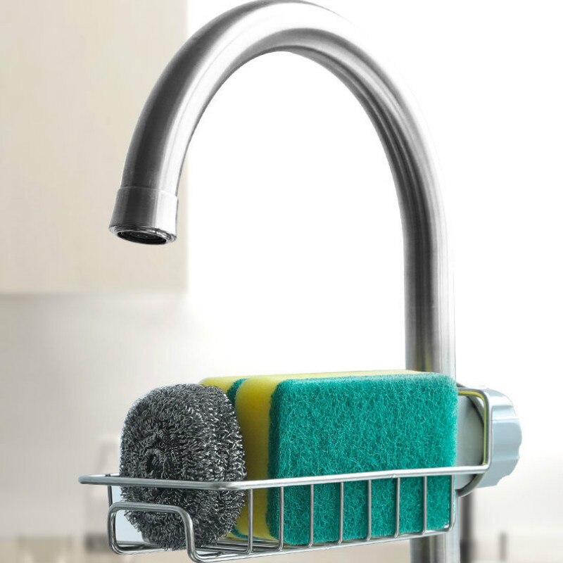 Stainless Steel Faucet Rack Kitchen Organizer and ... – Grandado