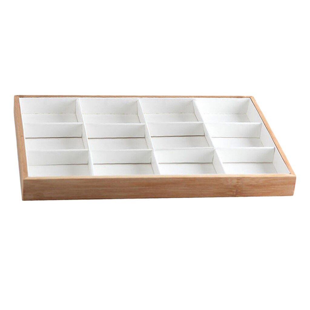 Bamboe Hout Stapelbaar Sieraden Display Trays 12 G... – Vicedeal