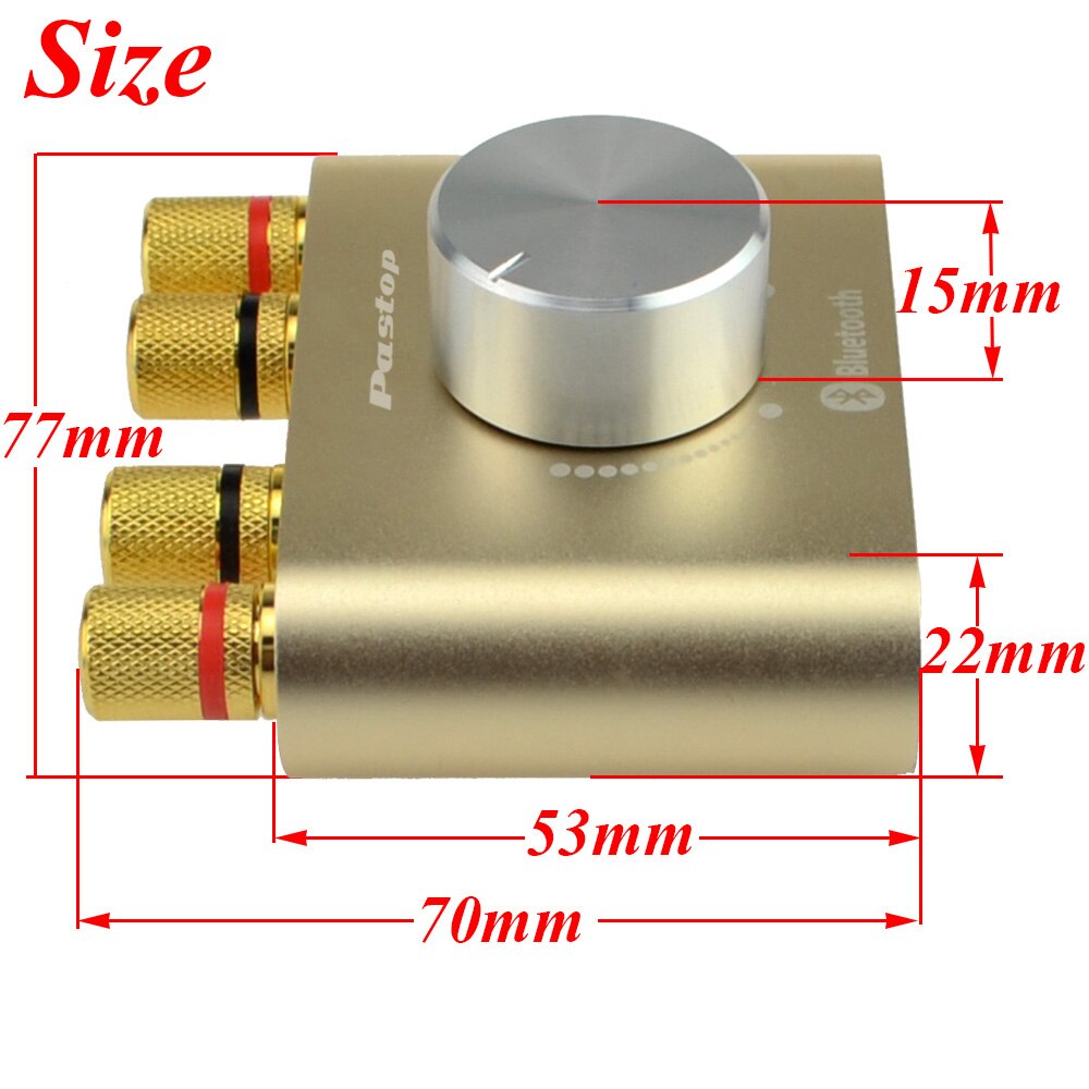 F900 Audio Ontvanger 50W * 2 100W met 12V 5A Voedi... – Vicedeal