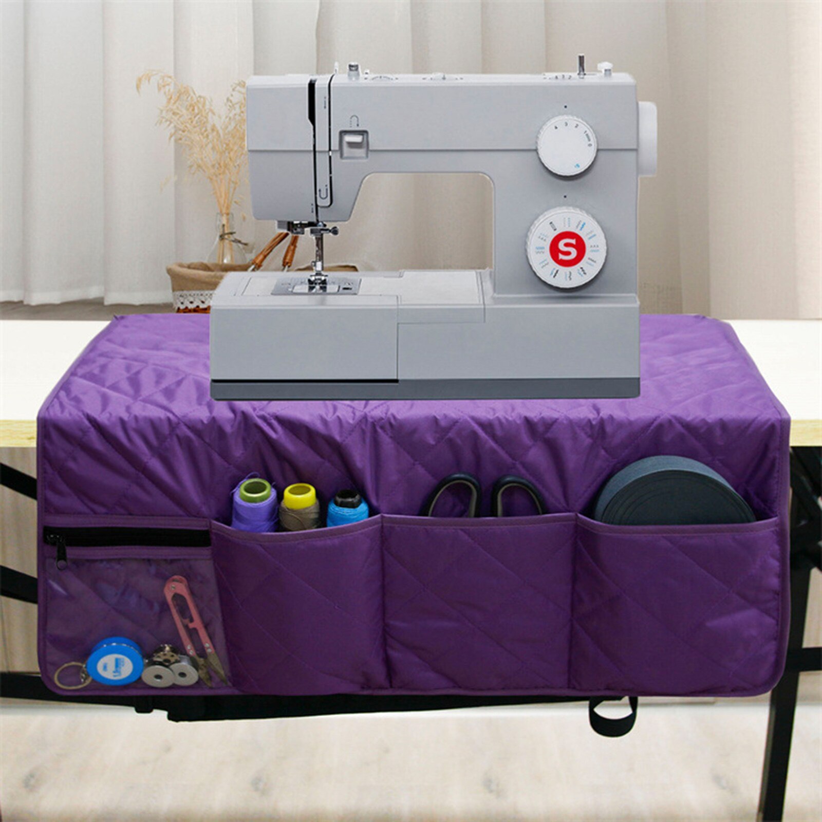 Sewing Machine Pad with Pockets for Table Sewing M... – Grandado