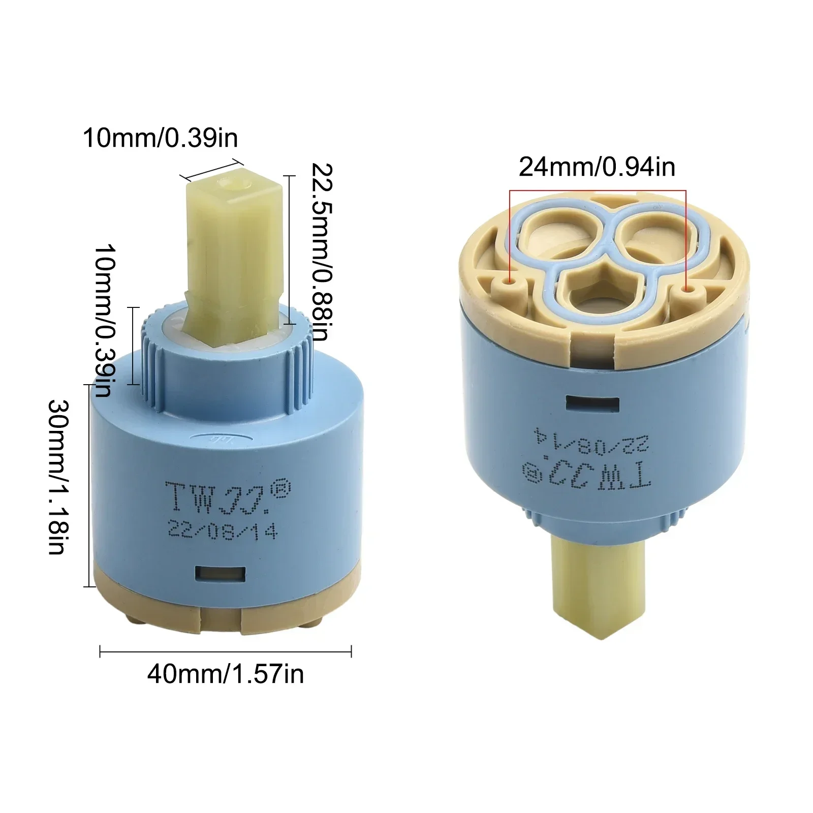 1pc Ceramic Tap Cartridge Valve Kitchen Tap Mixing... – Grandado