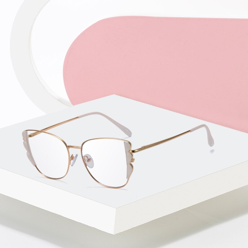 2022 Women Optical Glasses Frame with Recipe Alloy... – Grandado