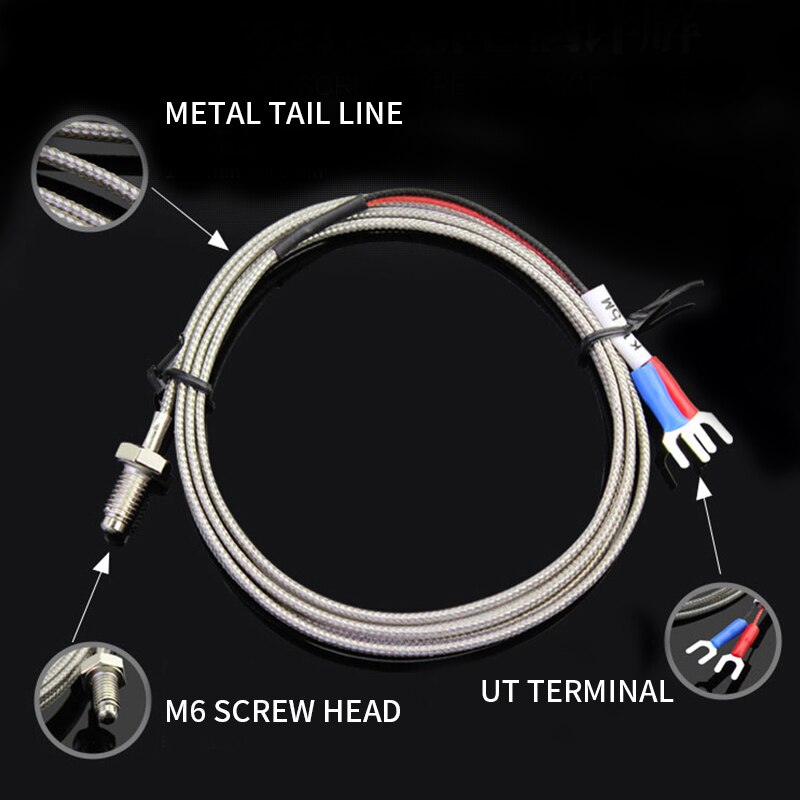 0.5M-5M K Type Thermocouple Control Thread M6 Scre... – Vicedeal