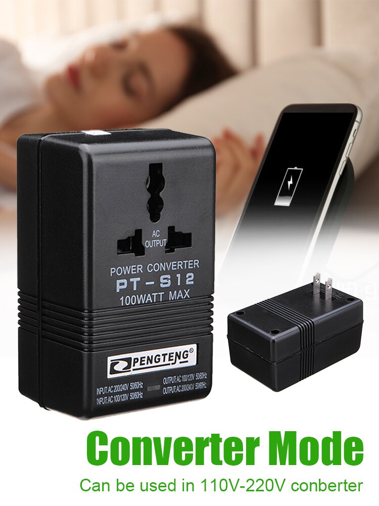 100W Voltage Converter Step Up and Down AC 110V/12... – Grandado